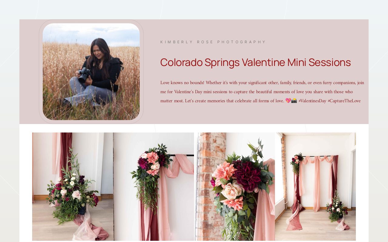 Colorado Springs Valentine Mini Sessions